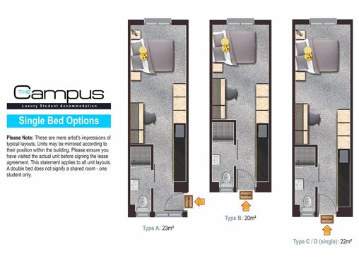 The Campus Luxury Student Accommodation : Developments to Rent
