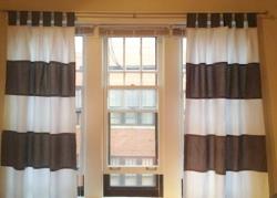 Make horizontal striped curtains - Decor, Lifestyle